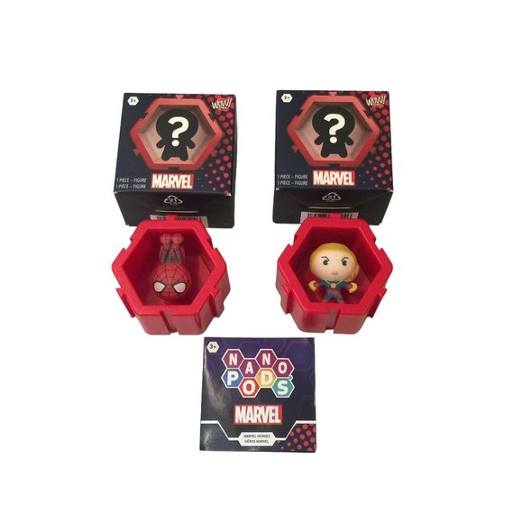 Marvel Nano Pods | Toys | Marvel Nano Pods Spiderman Captain Marvel ...
